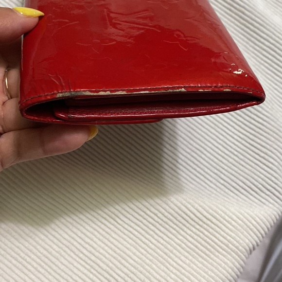 Louis Vuitton | Bags | Authentic Louis Vuitton Monogram Red Vernis Sarah Wallet | Poshmark